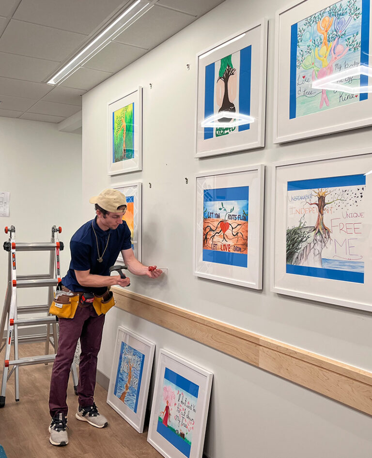 Painting Installation | Next Level Art Installations